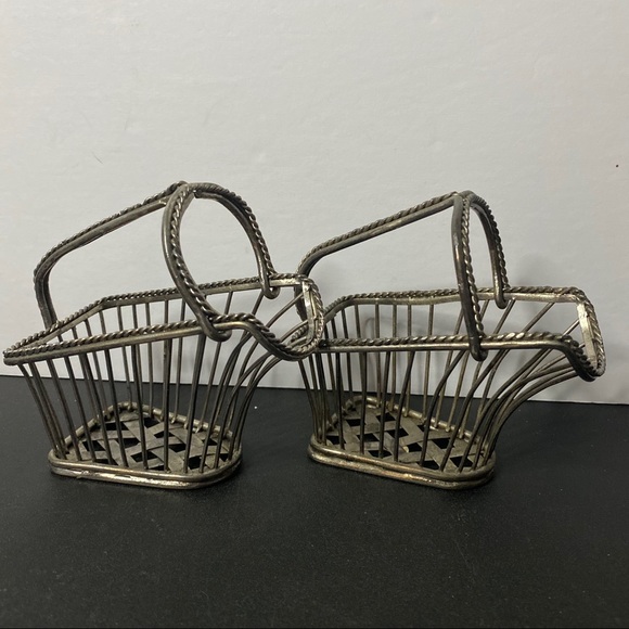 Accents | Vintage Silver Plated Wire Condiment Holders Set 2 | Poshmark